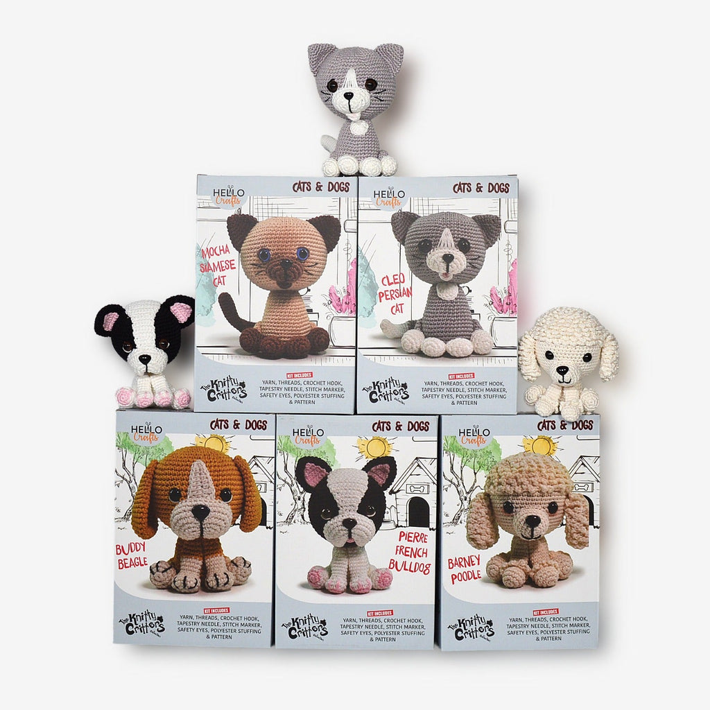 COMPLETE COLLECTION- Cats & Dogs Crochet Kits – Readicut