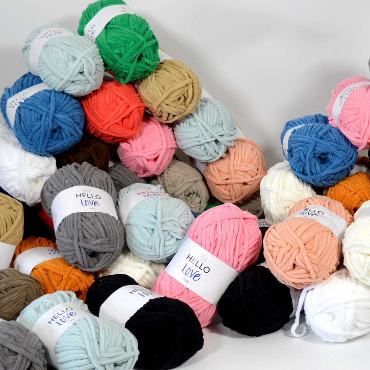 Hello Love Yarn MEGA Bundle – 60 x 100g Balls (6kg) – Readicut