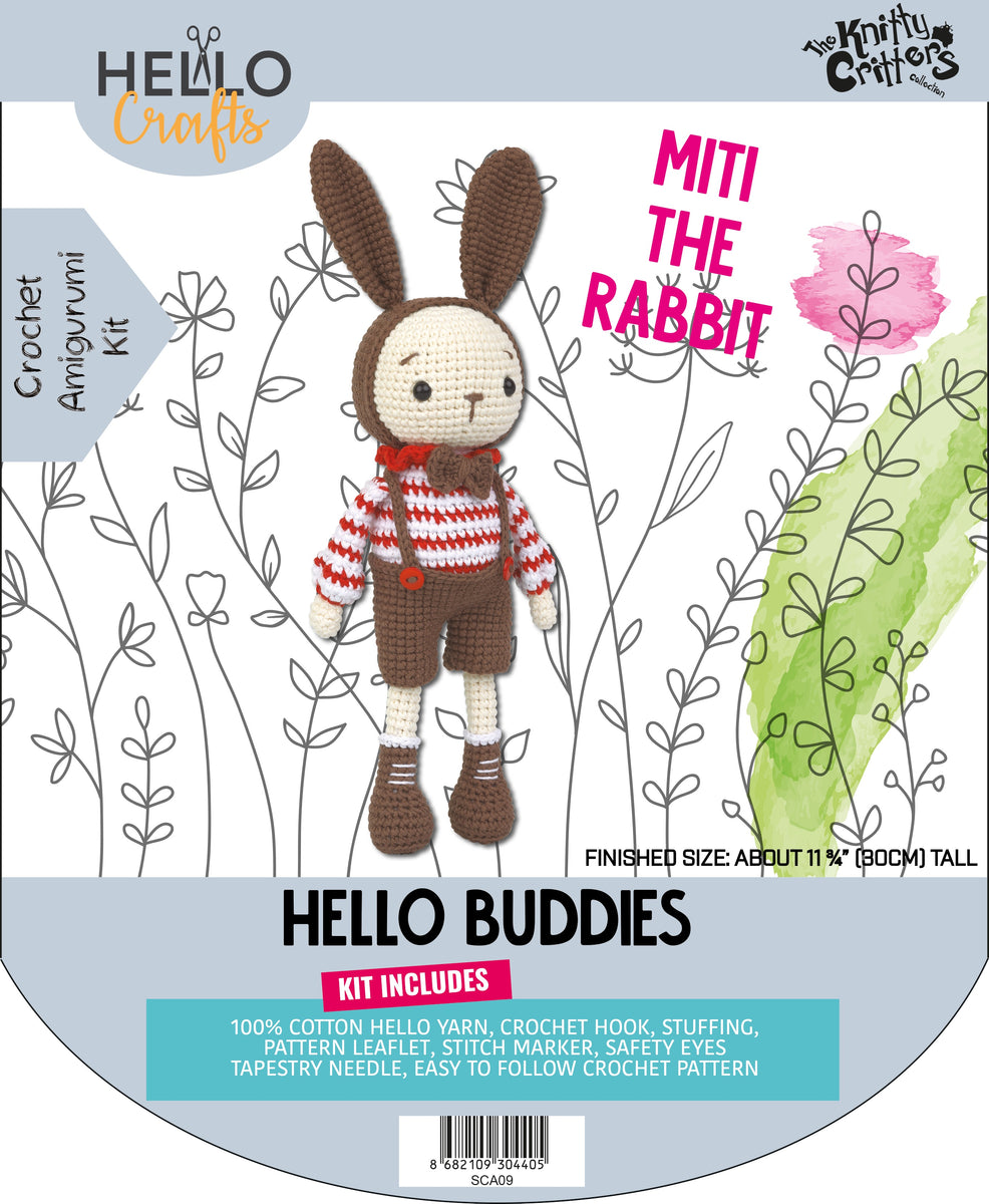 Knitty Critters - Hello Buddies - Miti The Rabbit – Readicut
