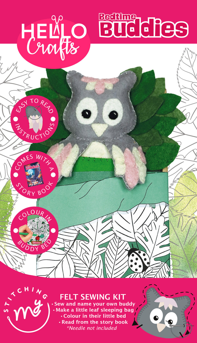 Bedtime Buddies Felt Sewing Kit - Oakley the Owl – Readicut