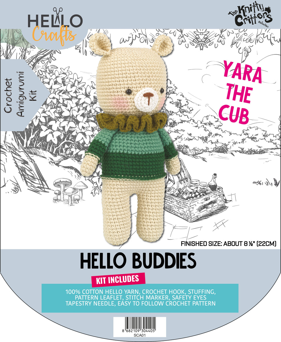 Knitty Critters - Hello Buddies - Yara The Cub – Readicut