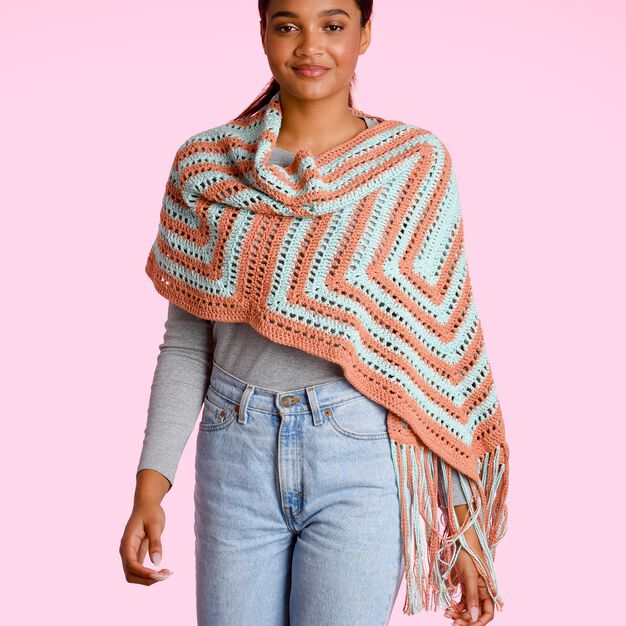 CROCHET KIT - Caron Ripple Cakes A-Maze-Ing Crochet Shawl – Readicut