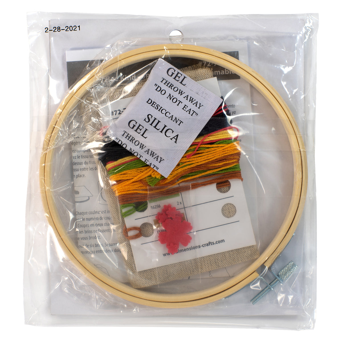 Embroidery Kit with Hoop: Crewel: Bee Kind – Readicut