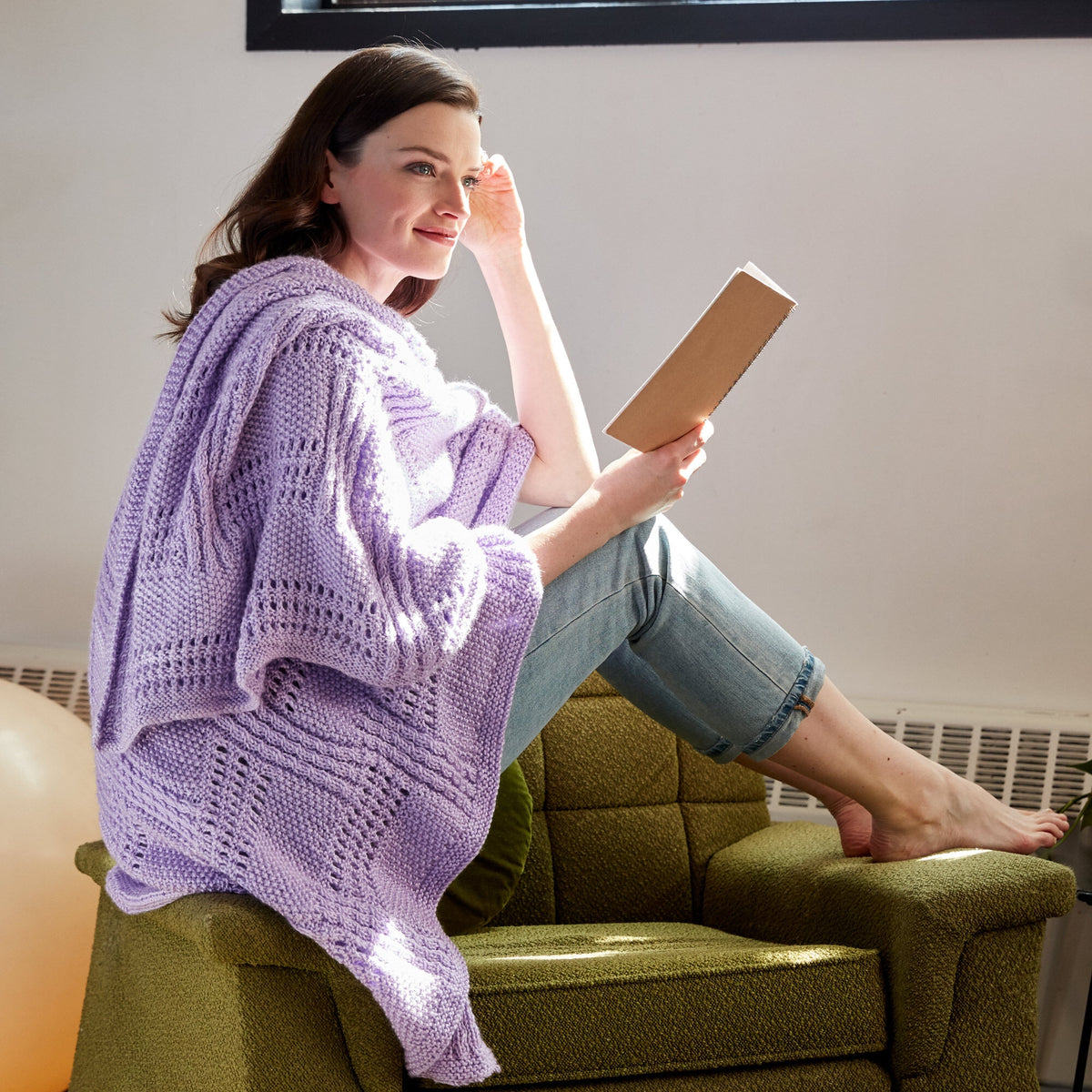 KNITTING PATTERN Caron Stacked Up Knit Wrap – Readicut