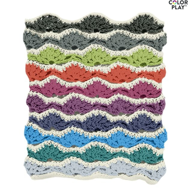 KNITTING PATTERN - Caron x Pantone Rainbow Chip Crochet Cowl – Readicut